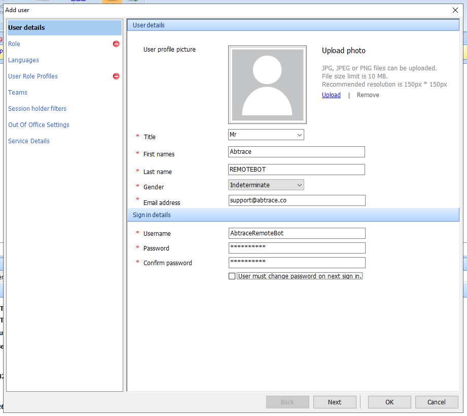 Setting up automated messaging (EMIS)