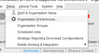 How do I create a Strategic Reporting Organisational group? (SystmOne)