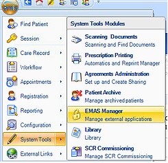 Setting up data extracts (EMIS)